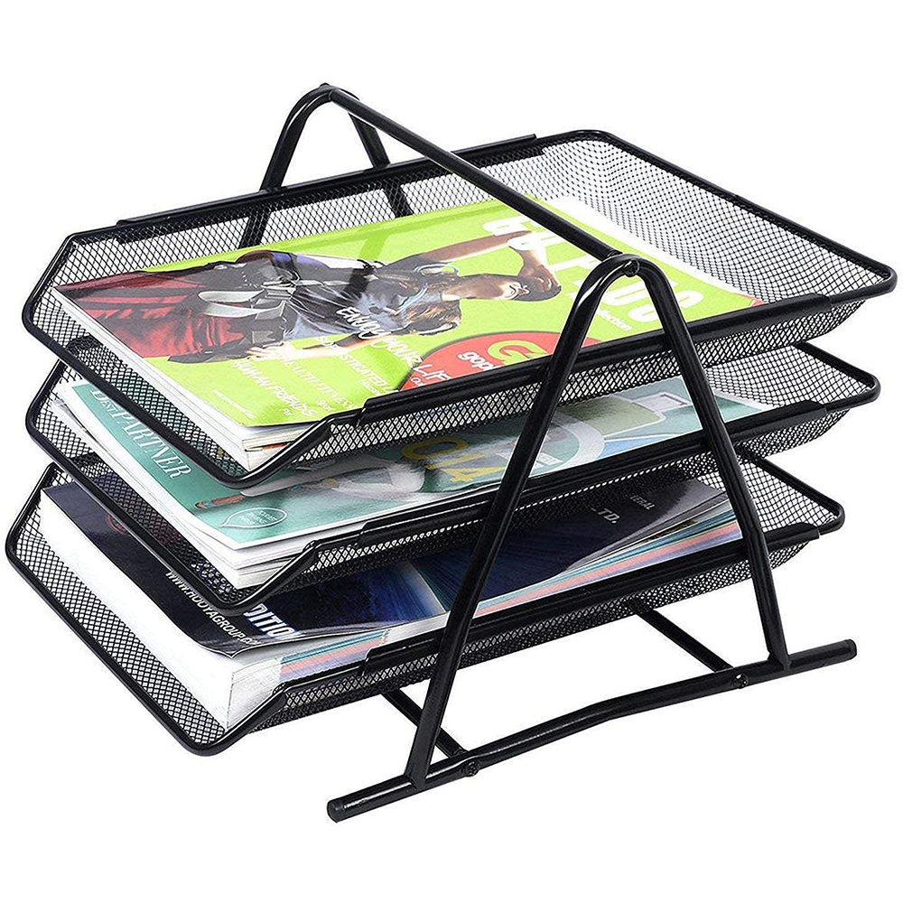 3 Tier Document Tray Metal Mesh – SS Stationers