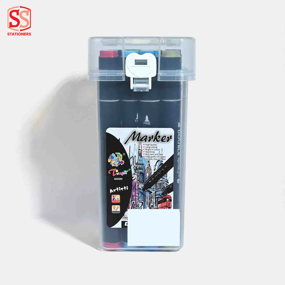 DOUBLE SIDED MARKER MULTICOLOR 12 PCS – SS Stationers