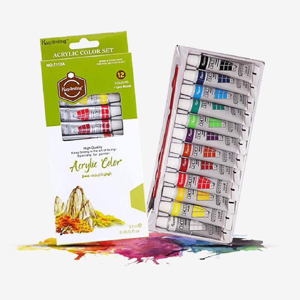 Keep Smiling Acrylic Color Painting Colors – SS Stationers