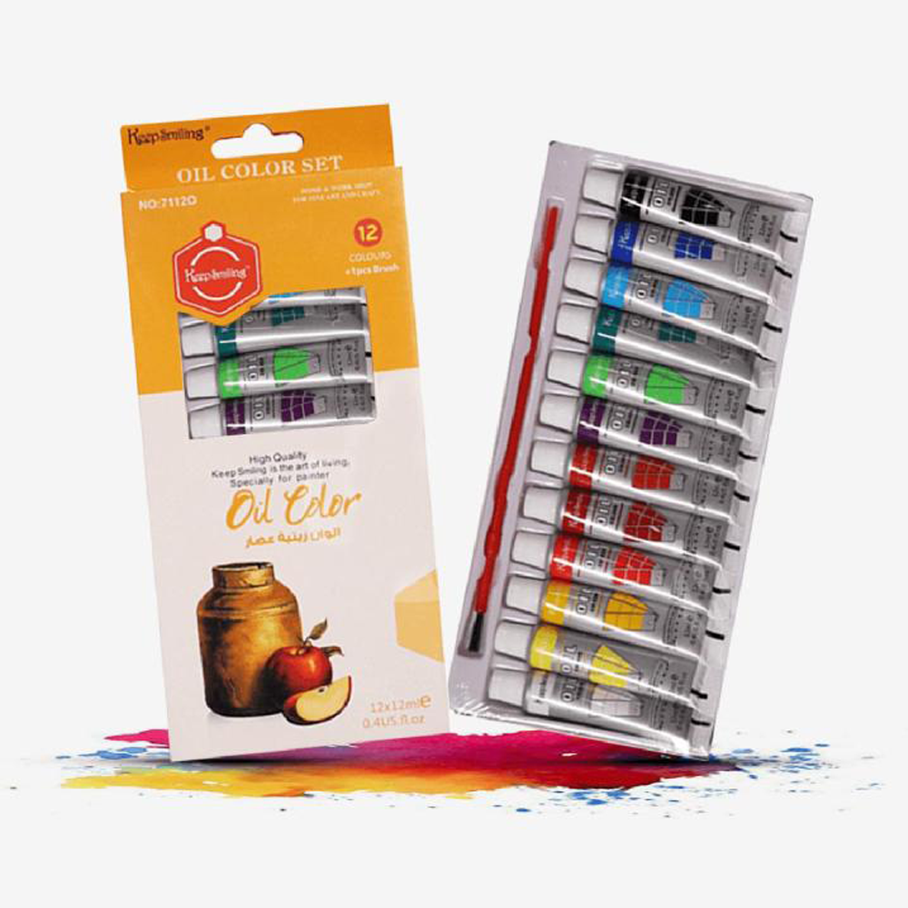 Keep Smiling Oil Color Painting Colors – SS Stationers