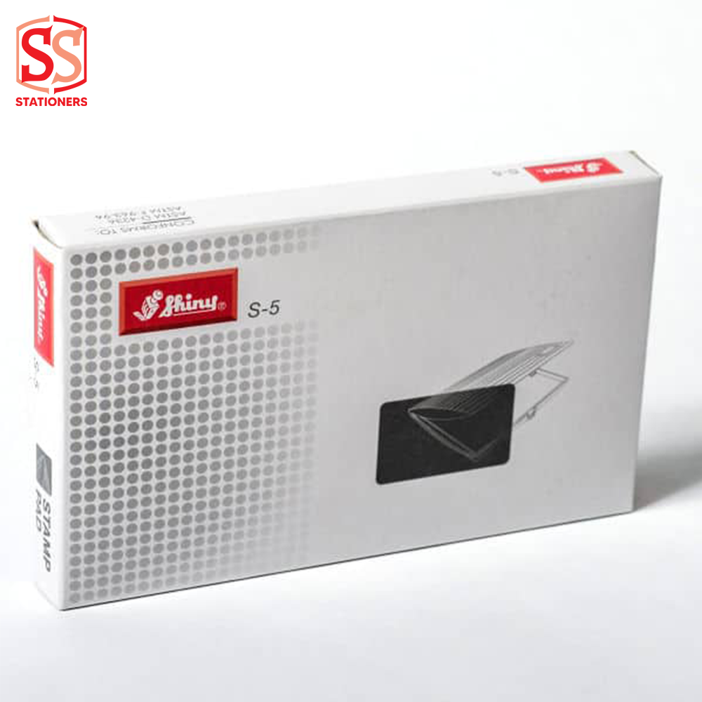 Shiny Stamp Pad black/blue/red/green – SS Stationers